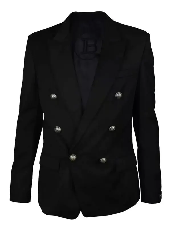 Balmain Double-breasted Blazer - Black