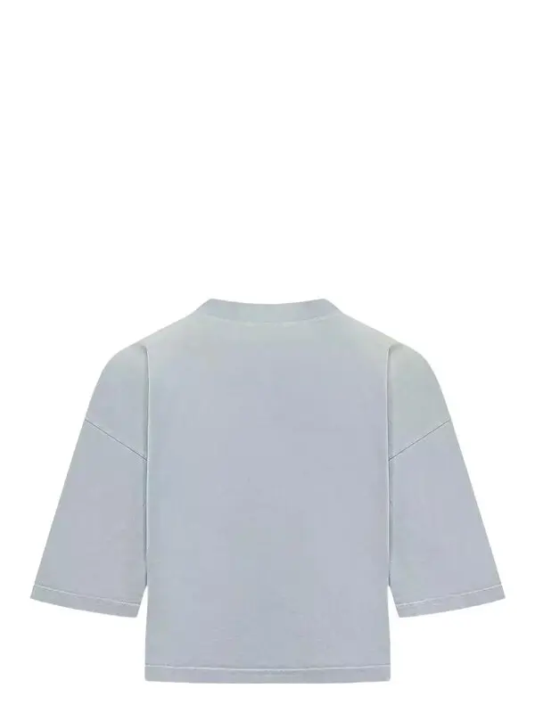 Marni Logo Embroidered T-shirt - Blue