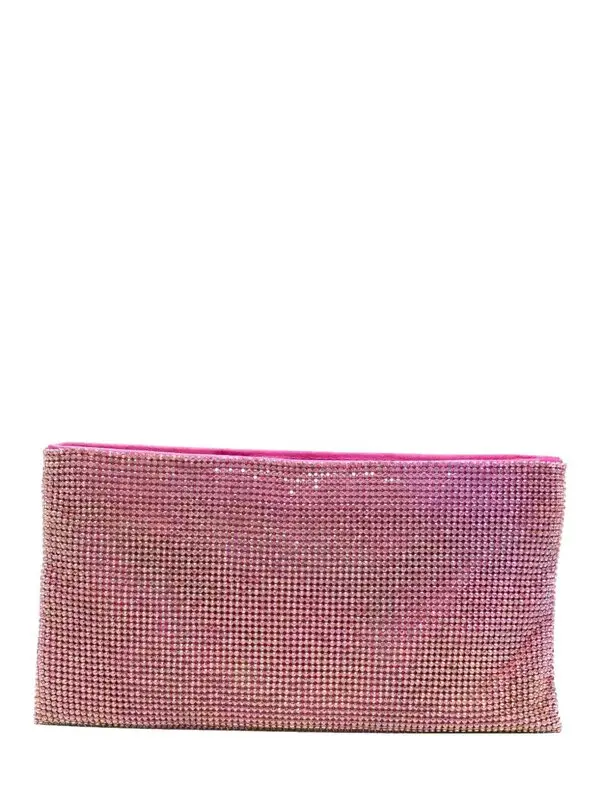 Benedetta Bruzziches Crystal Embellished Shoulder Bag - Pink