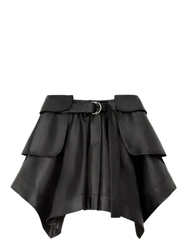 Loewe Belted Cargo Mini Skirt - Black