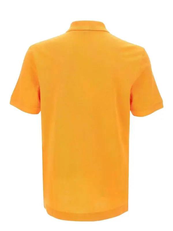BOSS Embroidered-logo Piqué Polo Shirt - Orange
