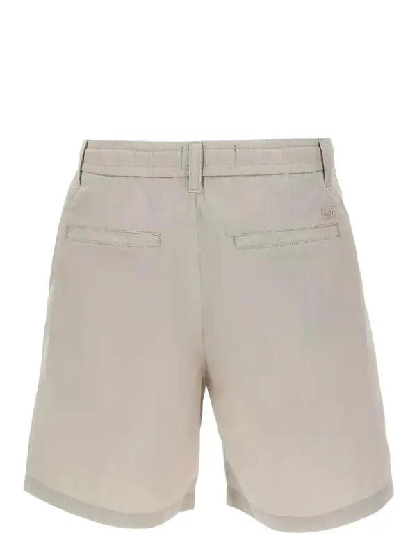 BOSS Drawstring Chino Shorts - Neutrals