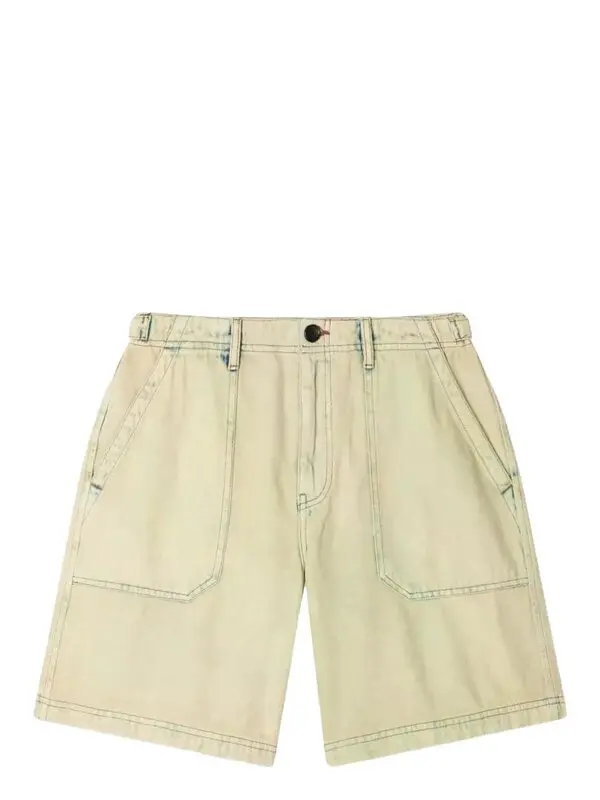 Paul Smith Patch-pocket Cotton Shorts - Neutrals