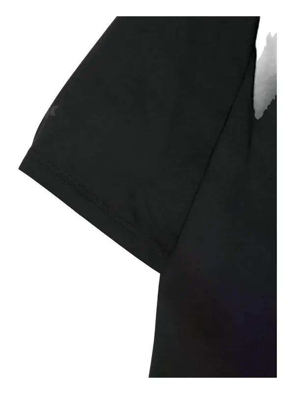 GOLDWIN Raglan-sleeve Drawstring-hem T-shirt - Black