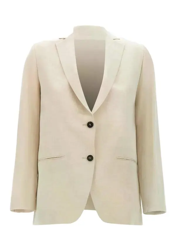 RRD Single-breasted Canvas Blazer - Neutrals
