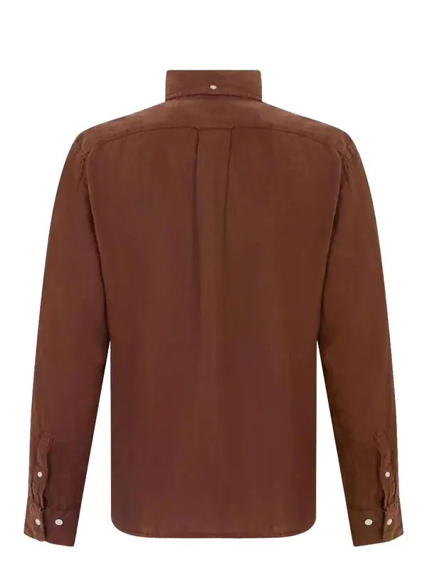 Gant Button-down Linen Shirt - Brown