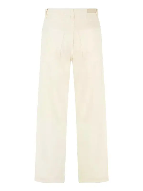 ICON DENIM LOS ANGELES High-waisted Straight-leg Jeans - Neutrals