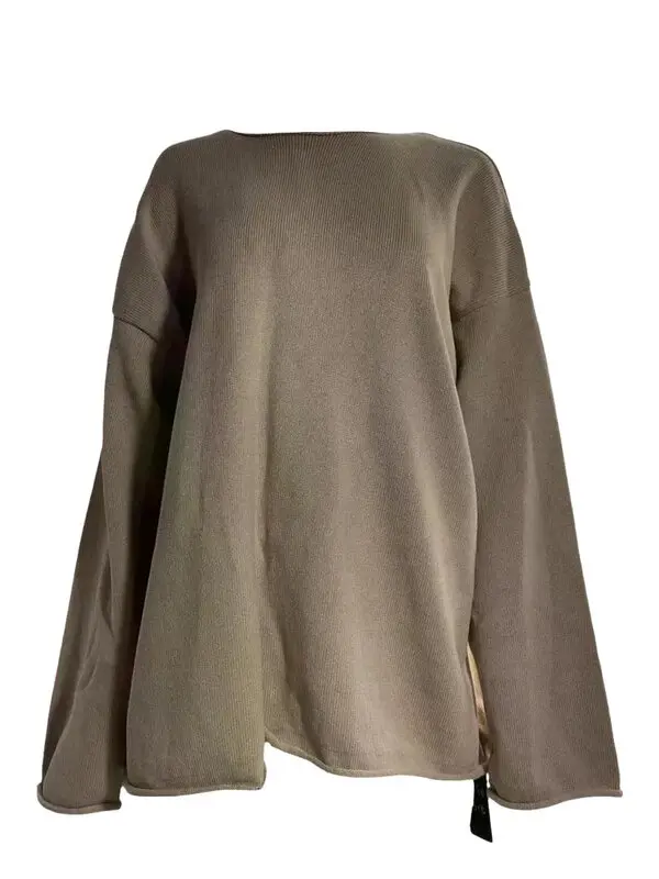 THE ROW Oversized Cotton Sweater - Brown