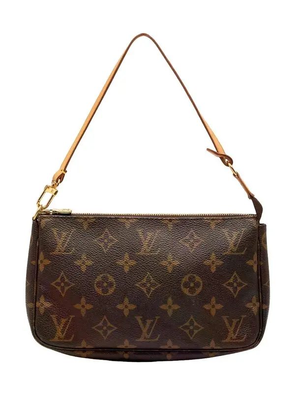 LOUIS VUITTON Monogram Pochette Accessoires Shoulder Bag - Brown