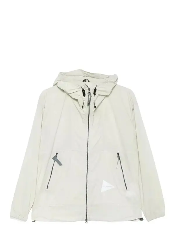 AND WANDER Pertex Hooded Jacket - Grey