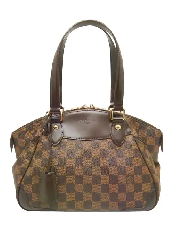 LOUIS VUITTON Damier Ebene Verona Pm Satchel - Brown