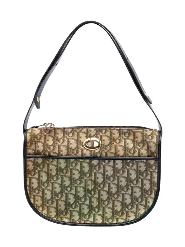 Dior Diorissimo Trotter Canvas Shoulder Bag - Brown