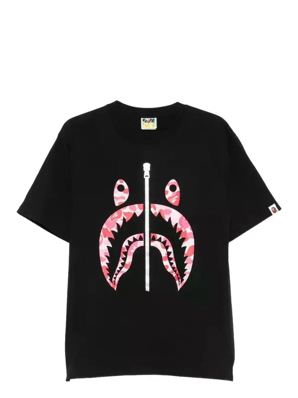 A BATHING APE Printed T-shirt - Black