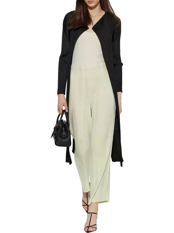 Issey Miyake Plissé-effect Trousers - Neutrals