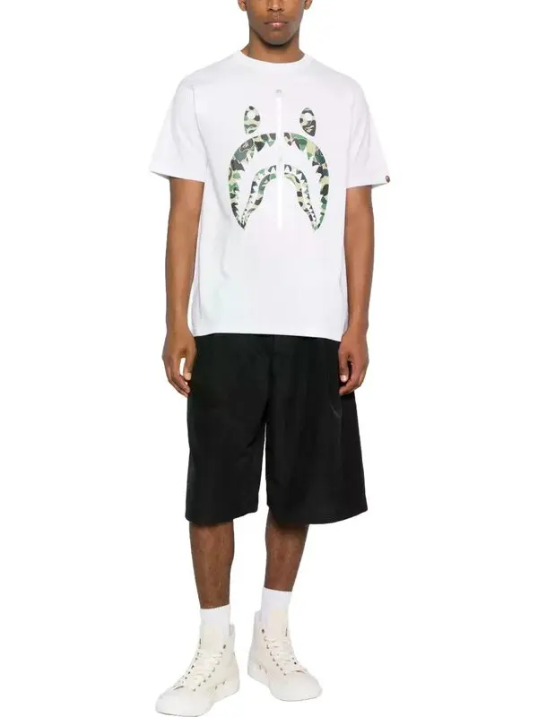 A BATHING APE Camouflage-print T-shirt - Neutrals