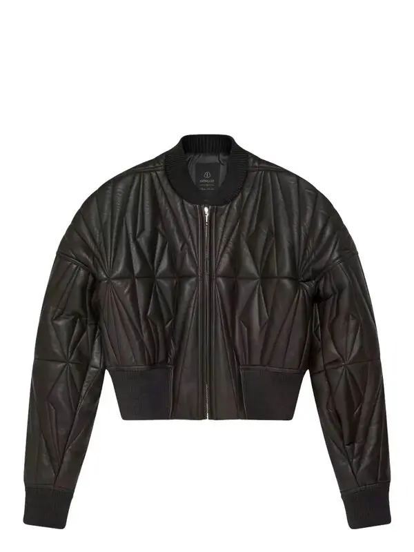 Rick Owens Quilted Leather Jacket - Black