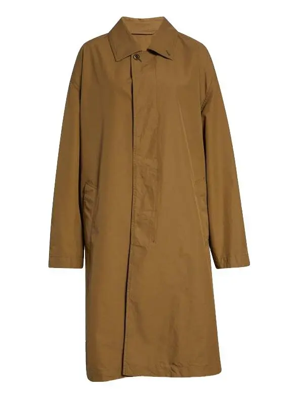 LEMAIRE Water Repellent Car Coat - Khaki