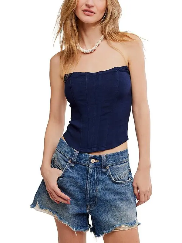 Free People Happy Hour Tube Top - Deeper Iris