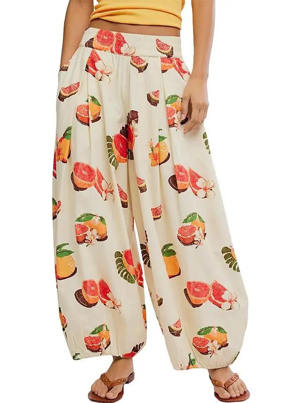 Free People Moonflower Balloon Pants - Funky Fruits