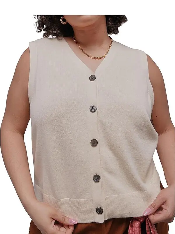 WILDFANG The Everyday" Sweater Vest - Oat