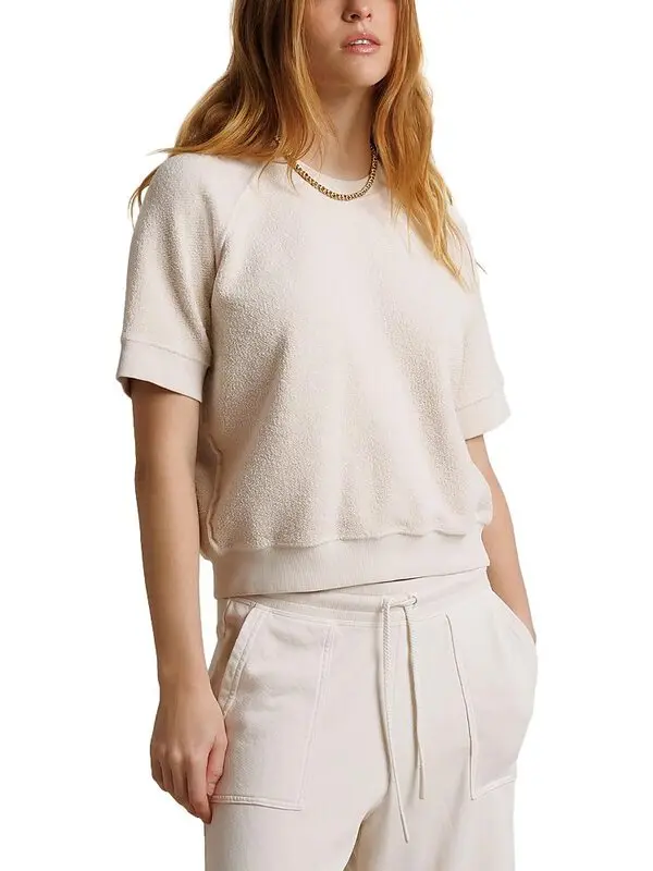 PERFECTWHITETEE Kennedy Fleece Sweatshirt - Sugar