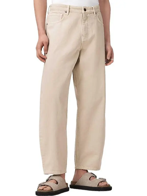 ALLSAINTS Orbit Wide Fit Jeans - Cream White