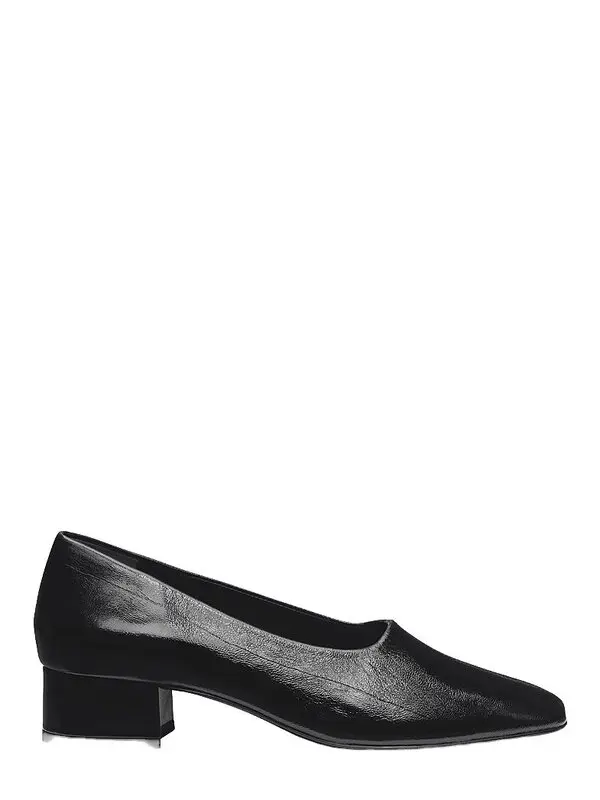 REFORMATION Inez Pumps - Black Eel