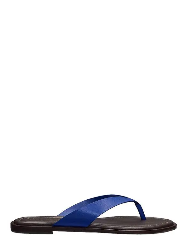 REFORMATION Jessie Thong Sandals - Blue/brown