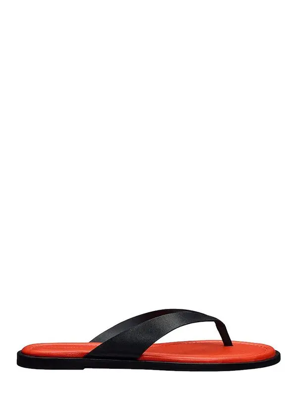 REFORMATION Jessie Thong Sandals - Red/black