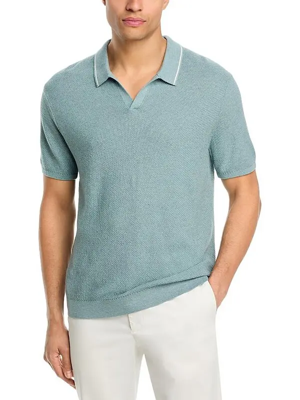 Marine Layer Greyson Sweater Polo - Slate