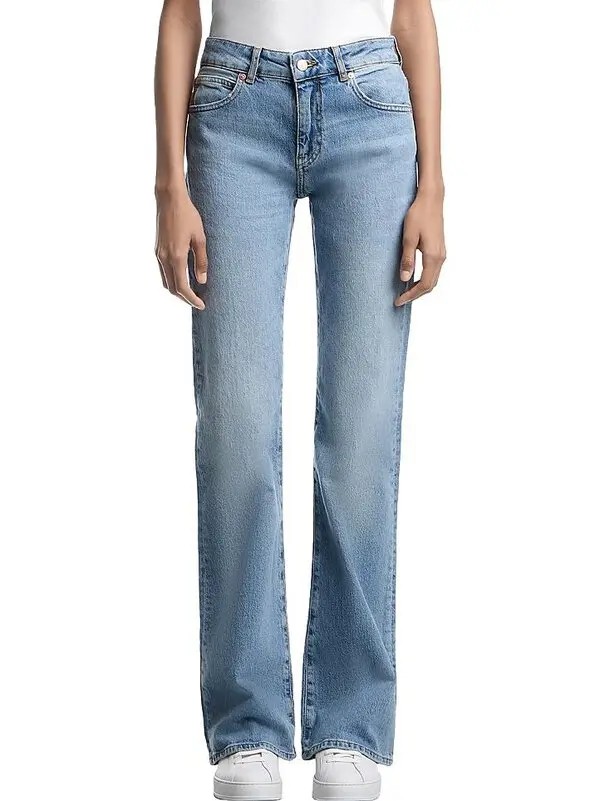 Emporio Armani Mid Rise Bootcut Jeans - Dark Blue Denim