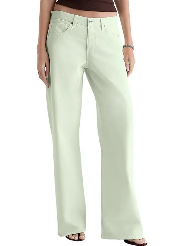 Ag Low Rise Wide Leg Jeans - Summer Vine