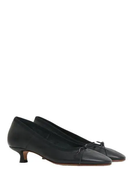 MANSUR GAVRIEL Dance Kitten Heel Pump - Black