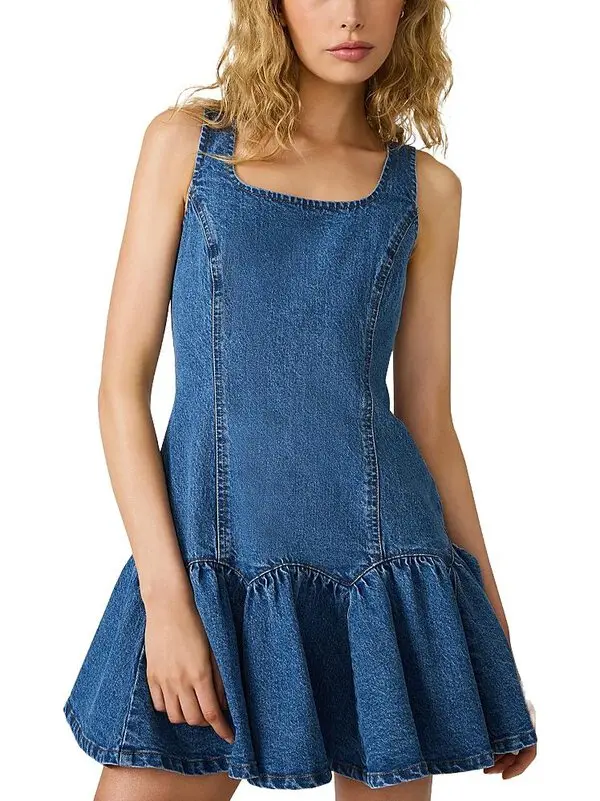 Steve Madden Igga Denim Dress - Imperial Blue
