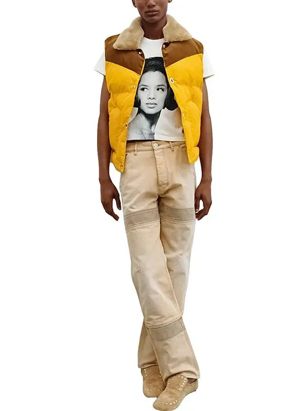 WALES BONNER Sierra Heavy Slub Trousers - Sand