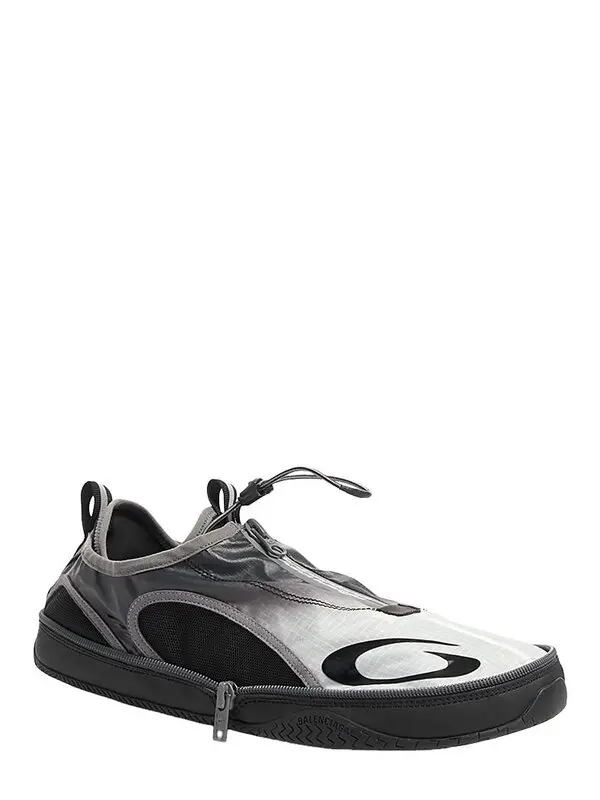 Balenciaga Zip Up Sneakers - Black