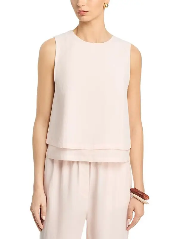 BOSS Layered Crop Top - Ocean Rose