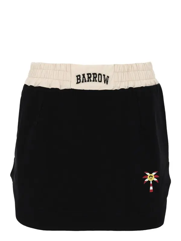 BARROW Felpa Gonna - Black