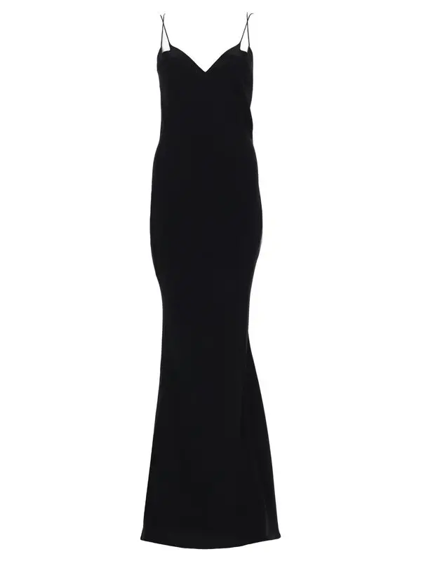 TOM FORD Spaghetti Strap Maxi Dress - Black