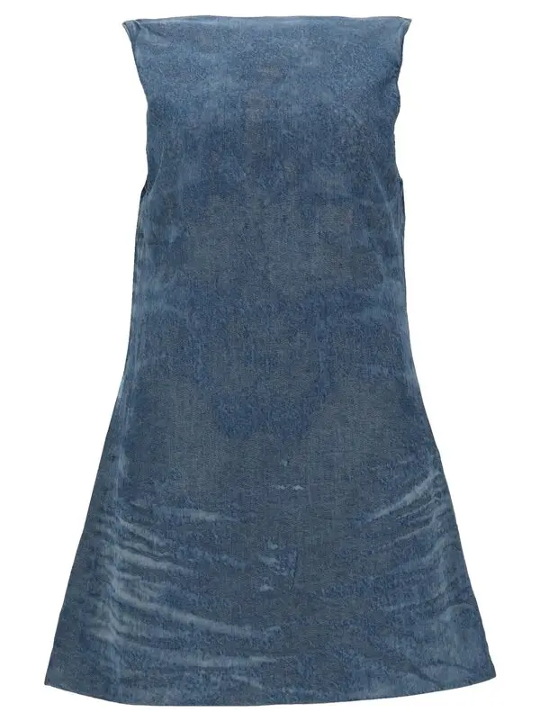 DIESEL® De-selune" Mini Dress - Denim