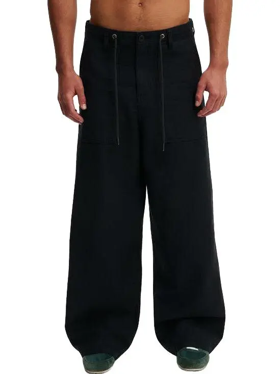 COTTON ON Super Baggy Utility Pant - Black