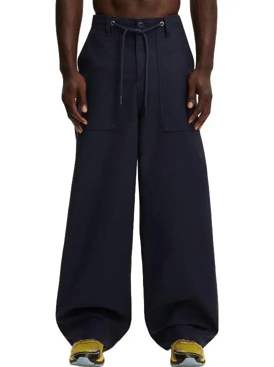 COTTON ON Super Baggy Utility Pant - Washed Navy