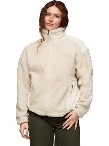 COTOPAXI Bacano High-pile Fleece Jacket With Patchwork - Cream And Bone
