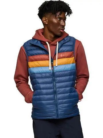 COTOPAXI Fuego Down Vest - Deep Sea Stripes