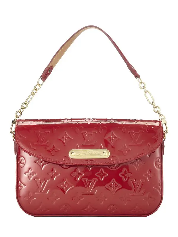 LOUIS VUITTON Monogram Vernis Rodeo Drive Shoulder Bag - Red