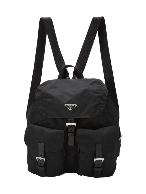 Prada Tessuto Nylon Backpack - Black