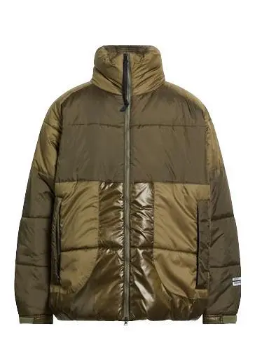 POLIQUANT Puffer Military Polyester Jacket - Green