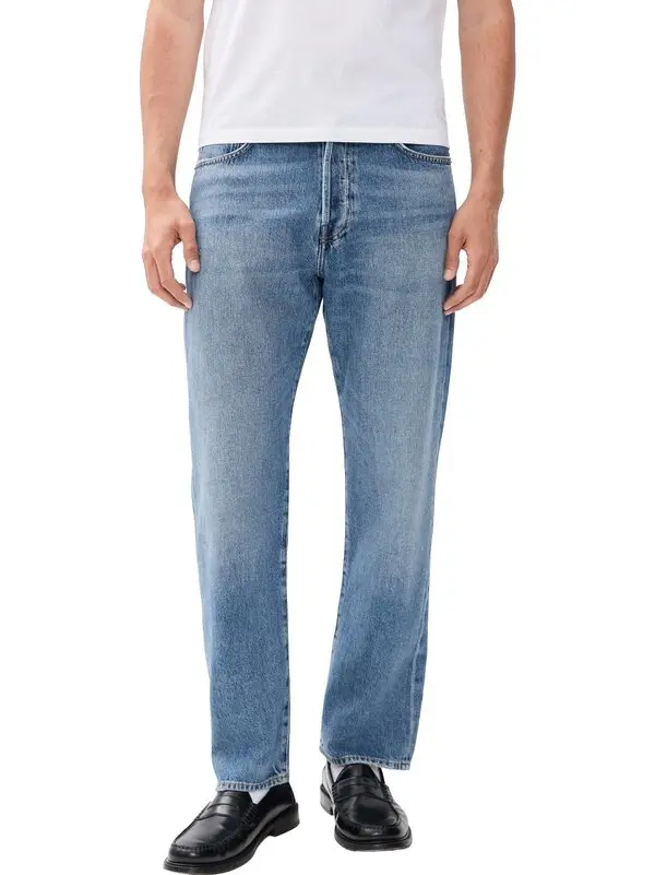 Citizens Of Humanity Beau Relaxed Straight Jeans - Shadow Blue