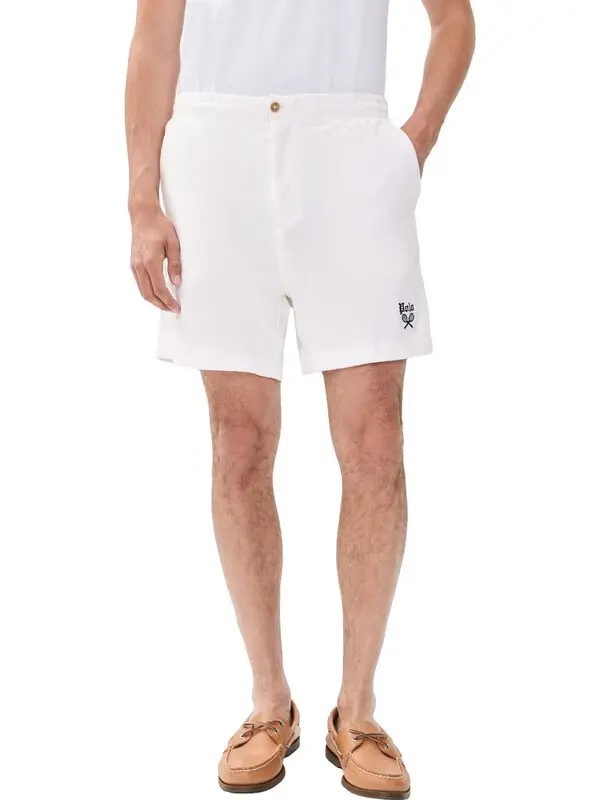 Polo Ralph Lauren Terry Tennis Logo Shorts - White