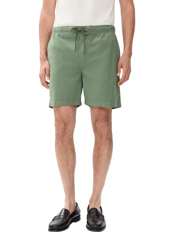 Faherty Brand Essential Drawstring Shorts - Desert Olive